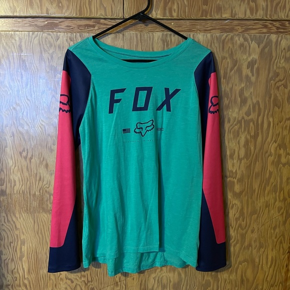 Fox | Tops | Pink And Purple Fox Long Sleeve L | Poshmark